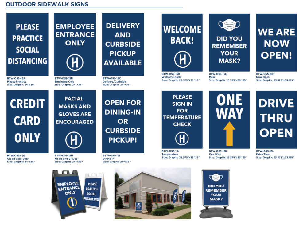 Healthy Workplace Signage - Harger Howe Advertising